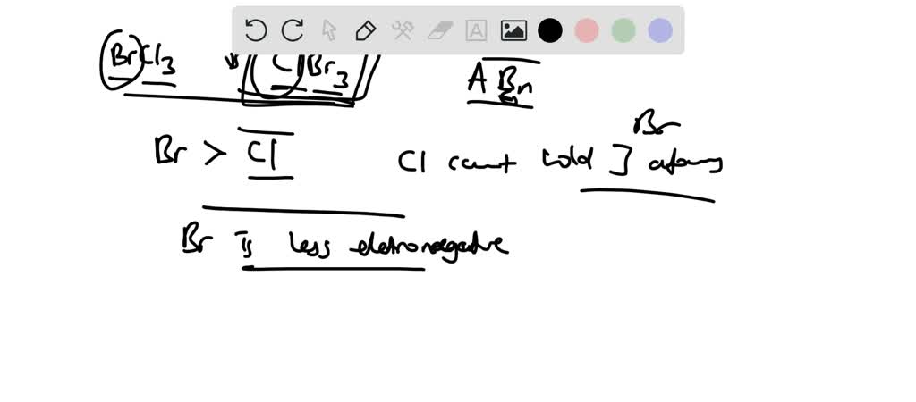 ⏩SOLVED:Explain why the interhalogen molecule BrCl3 exists but ClBr3 ...