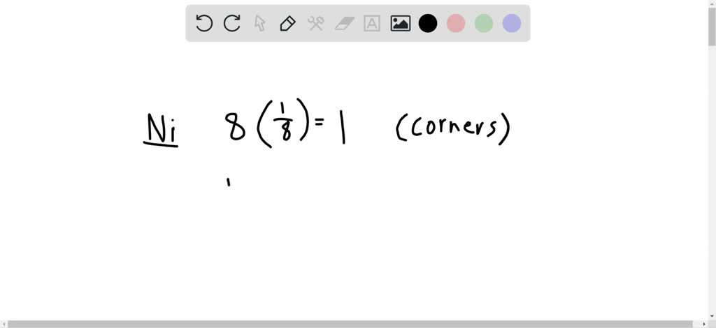 SOLVED:The unit cell for nickel arsenide is shown below. What is the ...