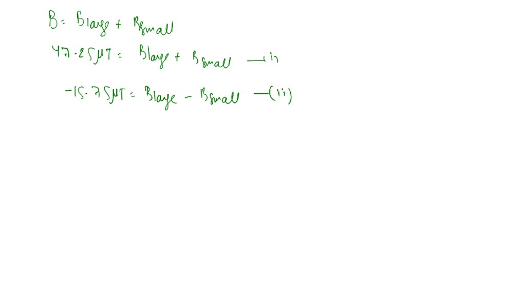SOLVED:A current is set up in a wire loop consisting of a semicircle of ...