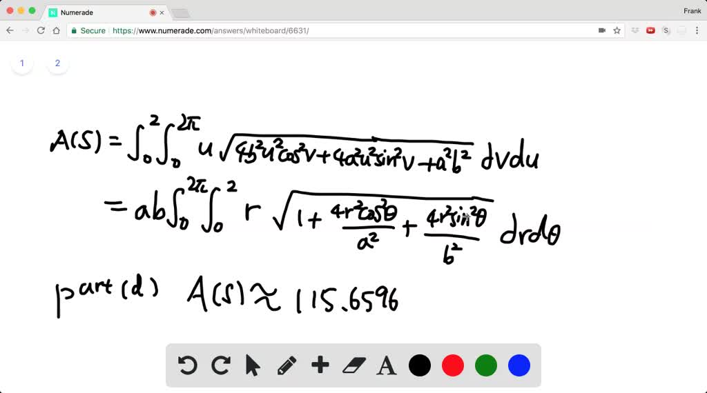 Solved A Set Up But Do Not Evaluate A Double Integral For The Area