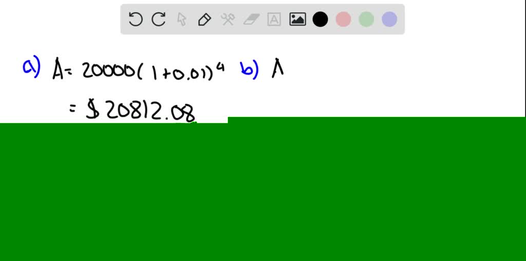 SOLVED Use The Appropriate Compound Interest Formula To Find The Amount