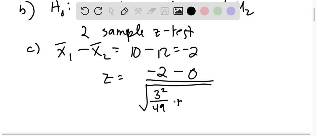 SOLVED A Random Sample Of 49 Measurements From A Population With 