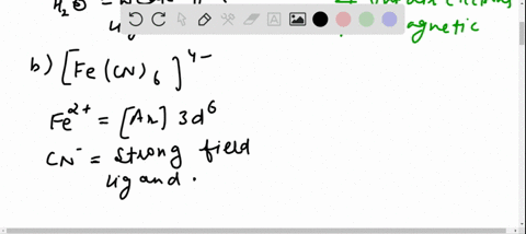 ⏩SOLVED:Draw a crystal field -orbital energy-level diagram, and… | Numerade