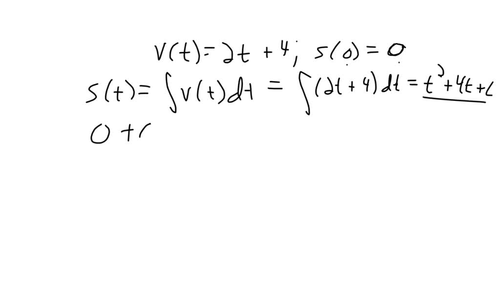SOLVED:Velocity to position Given the following velocity functions of ... SOLVED:Velocity to position Given the following velocity functions of ...