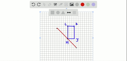Copy each figure. Draw the image of each figure under a reflection in ...