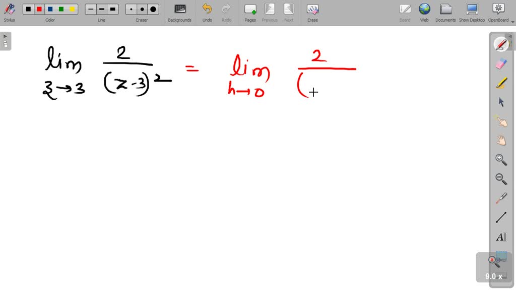 SOLVED:Determine the infinite limit. limz →3 (2)/((z-3)^2) SOLVED:Determine the infinite limit. limz →3 (2)/((z-3)^2)