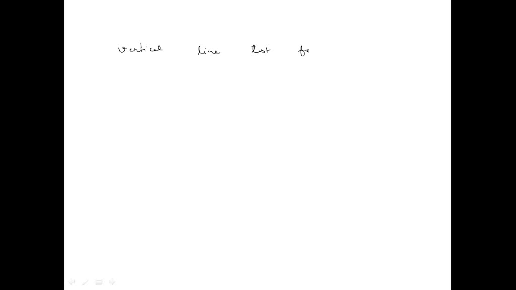SOLVED Use The Vertical Line Test To Determine Whether Y Is A Function