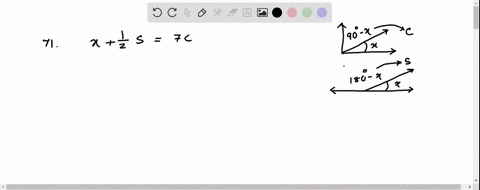 ⏩SOLVED:Write an equation and solve. The sum of an angle and half… | Numerade