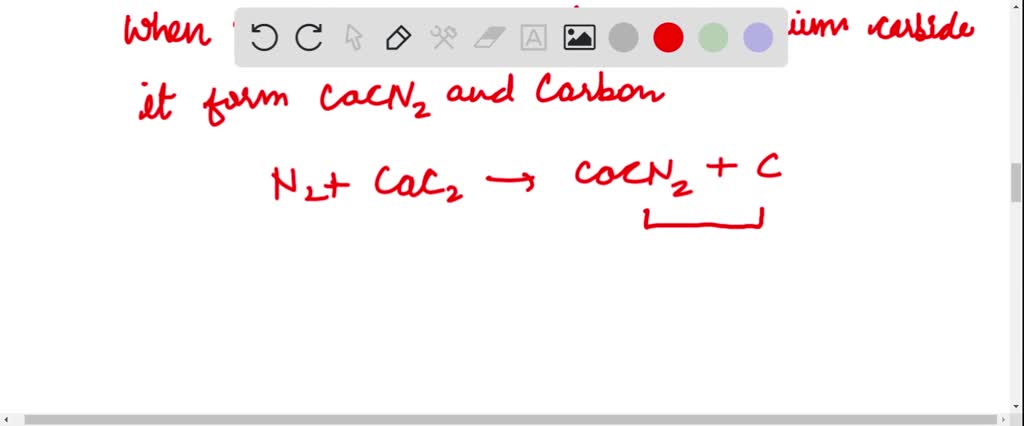 SOLVED:Nitrolim is (1) \mathrm{CaCN}_{2} (2) \mathrm{CaCN}_{2}+\mathrm ...