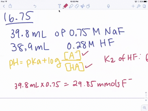 SOLVED: A certain buffer solution is 3 M in HF and 2 M in NaF. Calculate the pH of this buffer ...