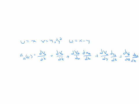 ⏩SOLVED:Determine the acceleration field for a three-dimensional… | Numerade