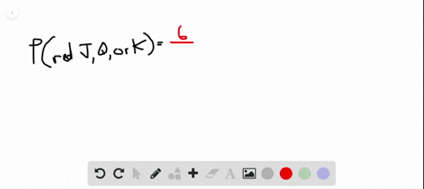 SOLVED:What is the probability of drawing a red face card (a face card ...