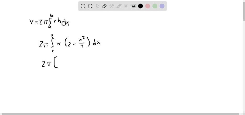 SOLVED:Use the shell method to find the volumes of the solids generated ...