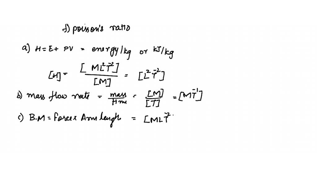 In the {M L T Θ} system, what is the dimensional representation of (a ...
