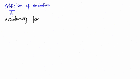 SOLVED:A popular creationist criticism of evolution is that the theory ...