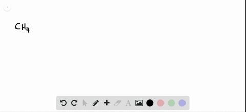 SOLVED: Methane (CH4) is the main component of marsh gas. Heating ...