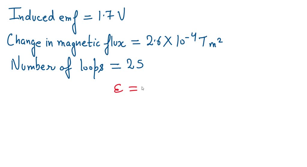 SOLVED:The magnetic flux through a 25-loop wire coil changes by 2.6 ×10^-4 T ·m^2 and produces ...