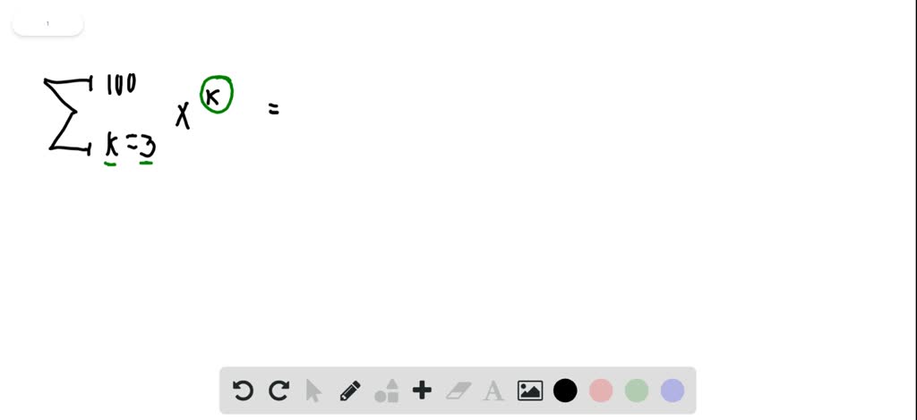 SOLVED:Sigma Notation Write the sum without using sigma notation. ∑k=3 ... SOLVED:Sigma Notation Write the sum without using sigma notation. ∑k=3 ...