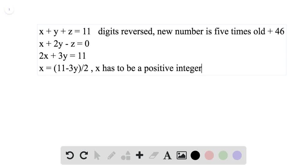 SOLVED Solve Each Problem By Using A System Of Equations The Tens 