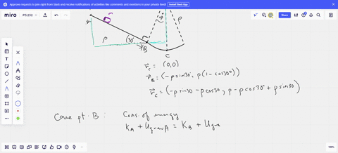 A particle of mass m is released from rest in position A and then slides down the smooth ...