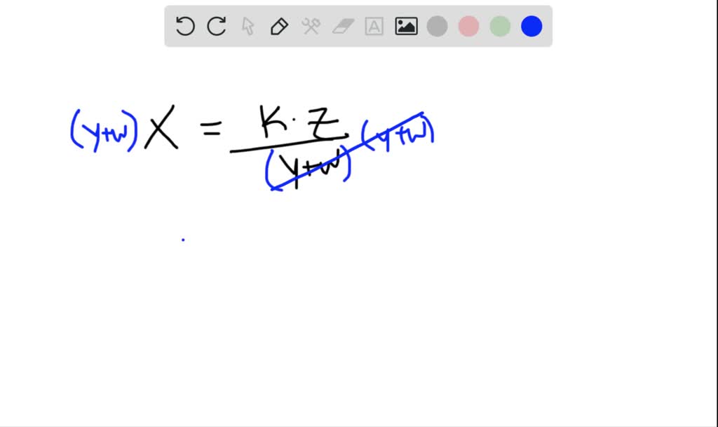 Solved Write An Equation That Expresses Each Relationship Then Solve The Equation For Y X