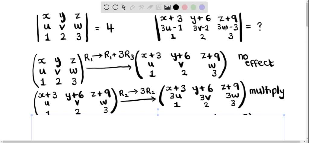 SOLVED:In Problems 43-50, use properties of determinants to find the ... SOLVED:In Problems 43-50, use properties of determinants to find the ...