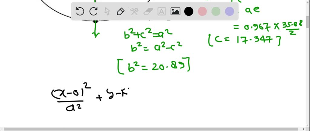 SOLVED:Halley's Comet has an elliptical orbit with the Sun at one focus ...