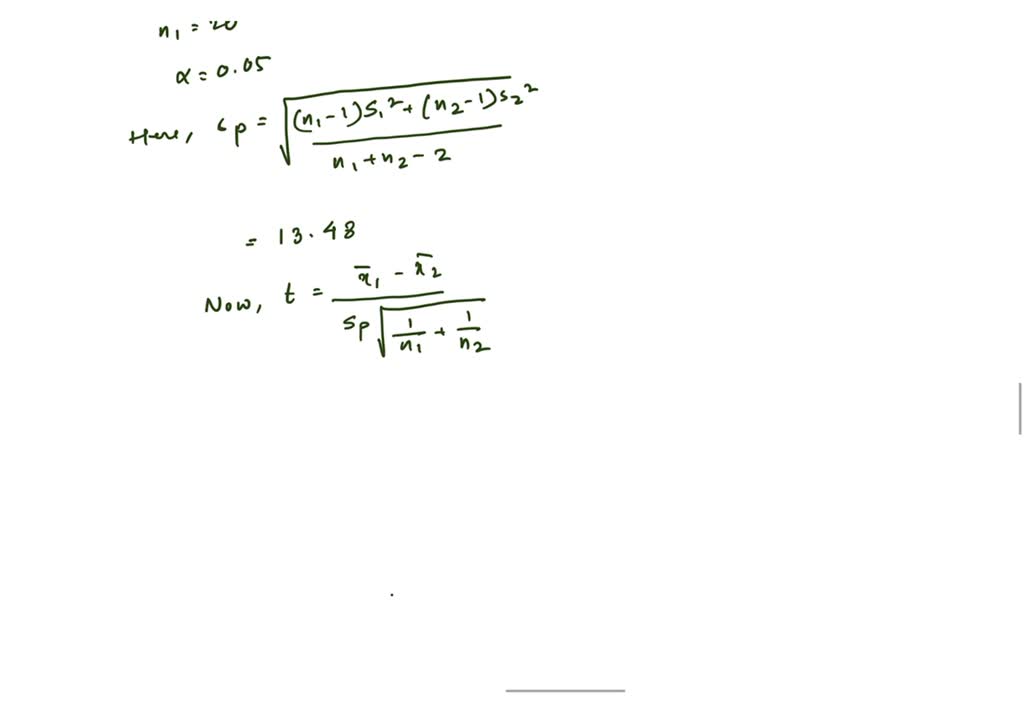 SOLVED: Test the hypotheses below at the 5% significance level, given ...