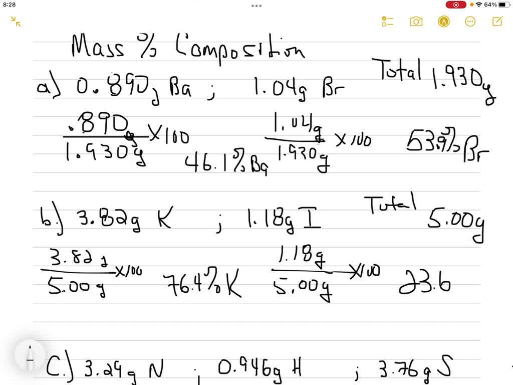 SOLVED:The compound A(BC)3 has a molar mass of 78.01 g and a percent composition of 34.59 % A ...