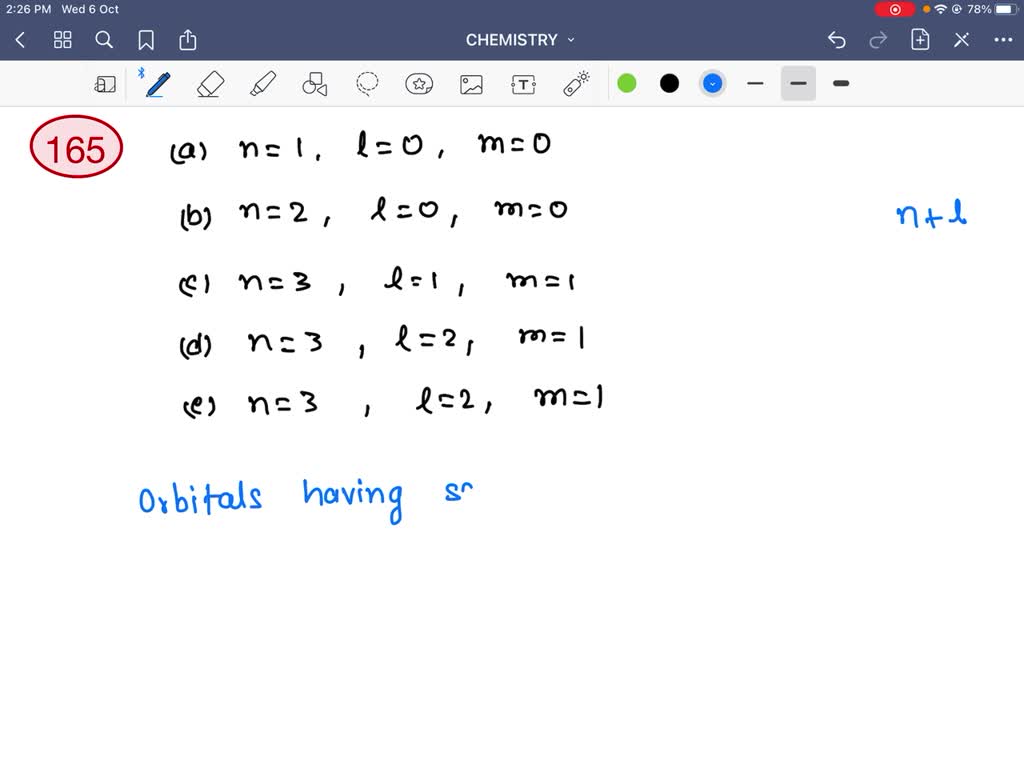 SOLVED:In a multielectron atom, which of the following orbitals ...