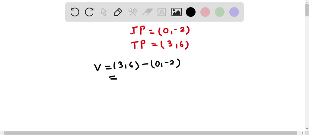 SOLVED:The initial and terminal points of a vector are given. Write the vector as a linear ...