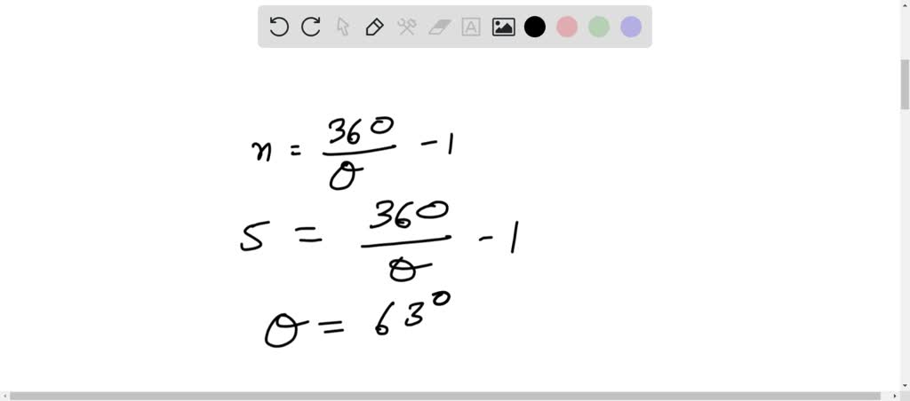 Two plane mirrors are placed at some angle. There are five images formed, when an object is ...