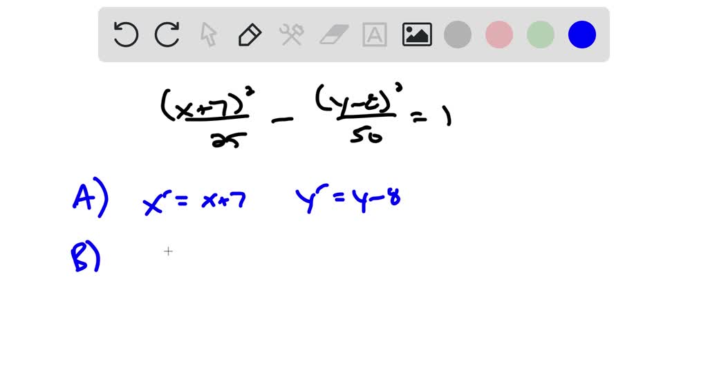 SOLVED:(A) Find translation formulas that translate the origin to the ...