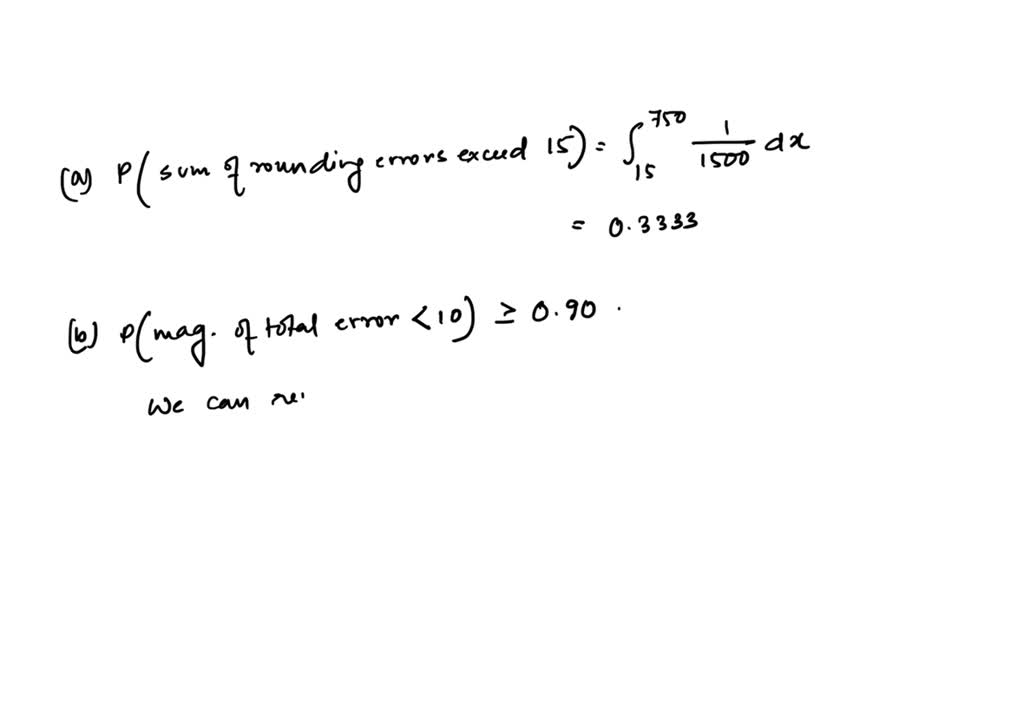 A computer is adding number, rounds each number off to the nearest integer. Suppose that all ...
