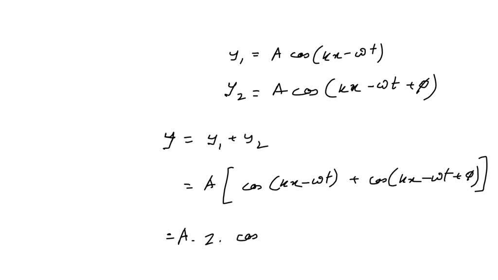 Solvedtwo Waves Have The Same Angular Frequency ω Wave Number K And