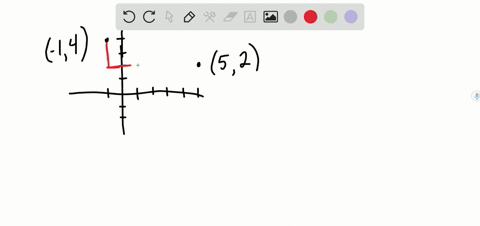 SOLVED:In Exercises 137-140, (a) plot the points, (b) find the distance between the points, and ...