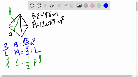 ⏩SOLVED:Find the slant height of each figure. A regular triangular… | Numerade