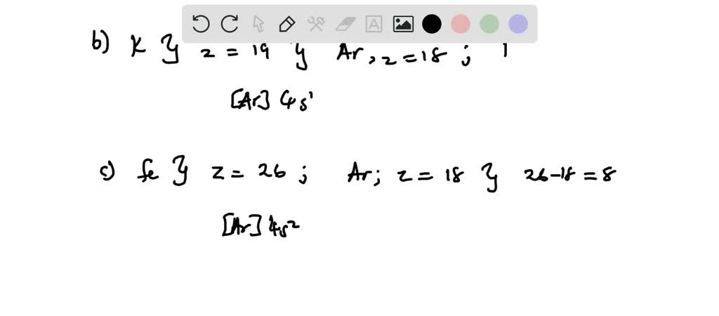 SOLVED:Using the noble-gas shorthand notation, write the ground state ...