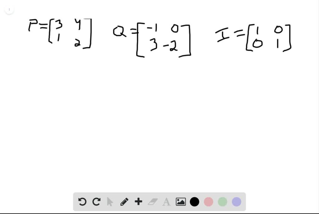 SOLVED For Exercises 53 56 Use Matrices P Q R S And I Determine SOLVED For Exercises 53 56 Use Matrices P Q R S And I Determine