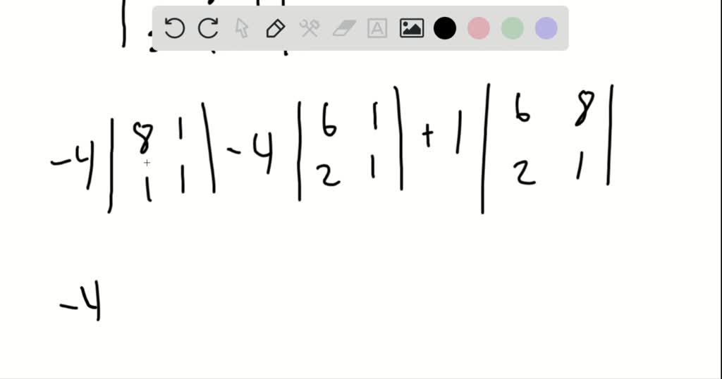 Solved In Exercises 1 6 Use A Determinant To Find The Area Of The Figure With The Given Vertices