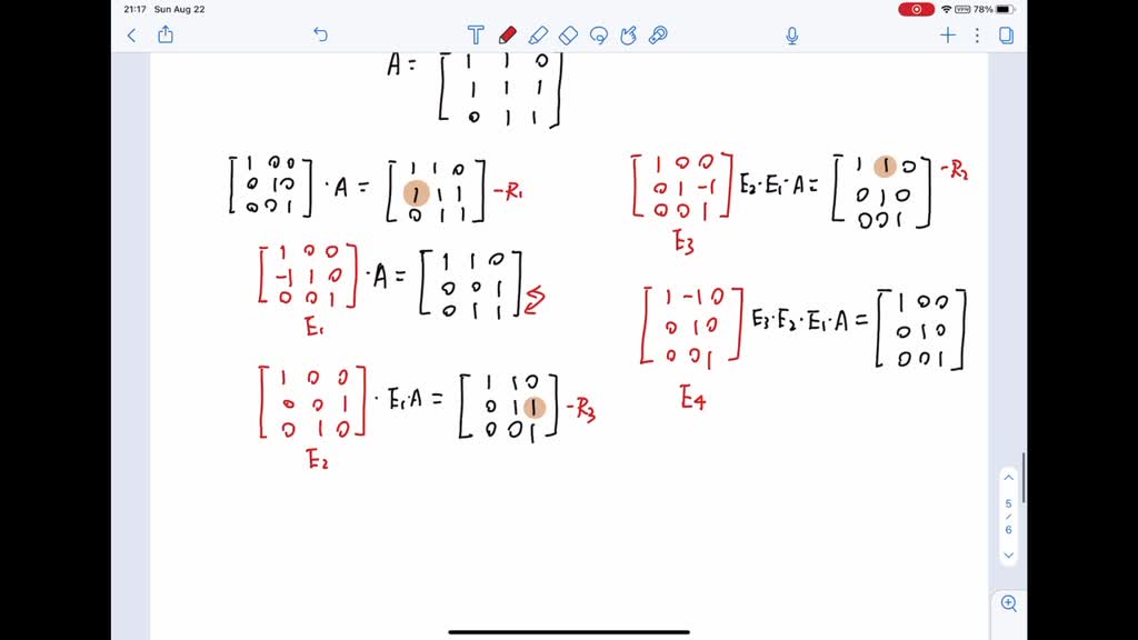 SOLVED In Exercises 23 26 Express The Matrix And Its Inverse As
