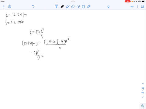 ⏩SOLVED:Design an air spring using a cylindrical container and a ...