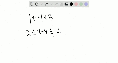 SOLVED:Indicate on a number line the numbers x that satisfy the ...