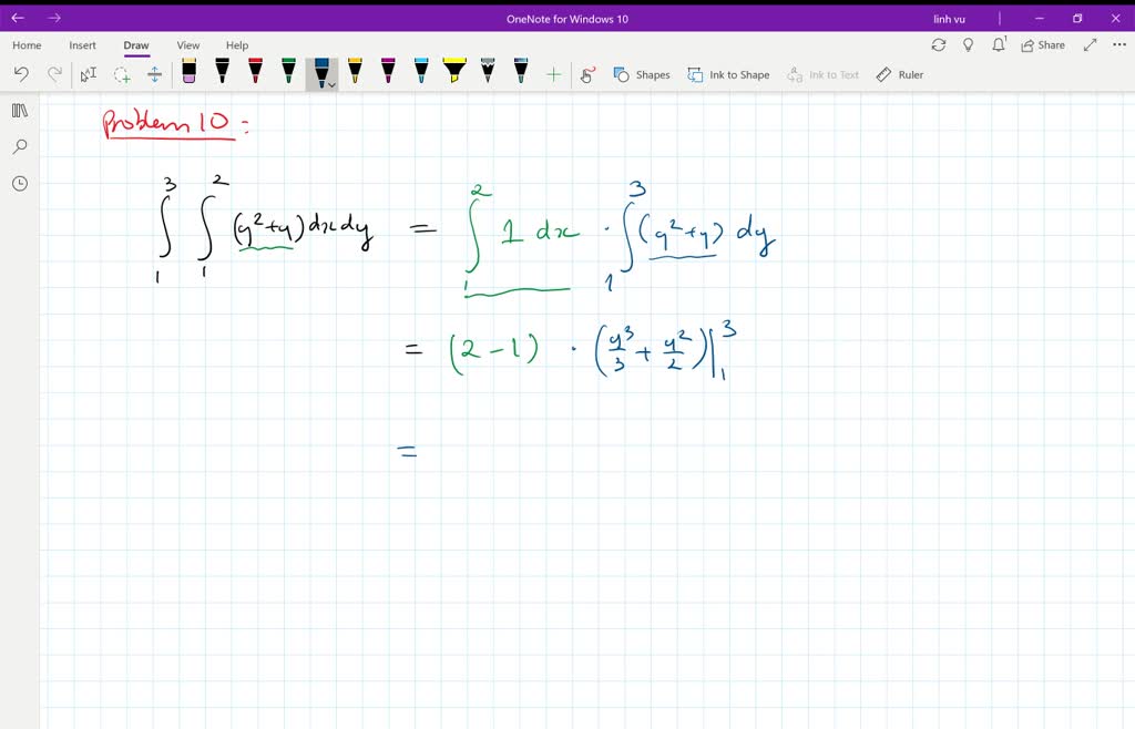 Solved Evaluate The Following Iterated Integrals ∫1 3 ∫1 2 Y 2 Y D X D Y