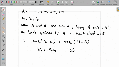 SOLVED:The temperature of equal masses of three different liquids A, B and C are 12^∘ C, 19 ^∘ C ...