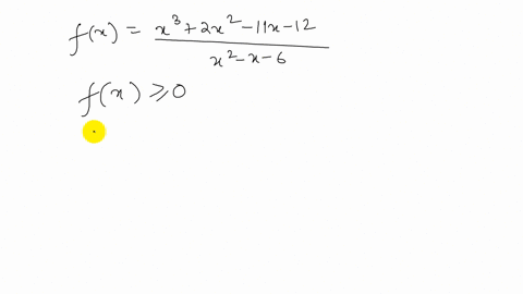 SOLVED:(a) Graph each function by hand, and (b) solve f(x) ≥0. f(x)=(x ...