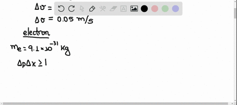 ⏩SOLVED:An electron and a 0.0200 -kg bullet each have a velocity of… | Numerade
