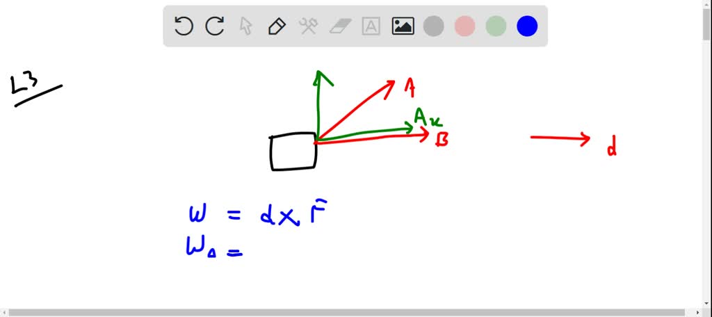 SOLVED:Two forces are used to move a block 2 meters across a level ...