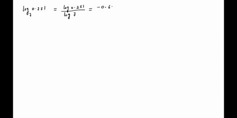 SOLVED:Use the change-of-base formula to approximate the logarithms to ...