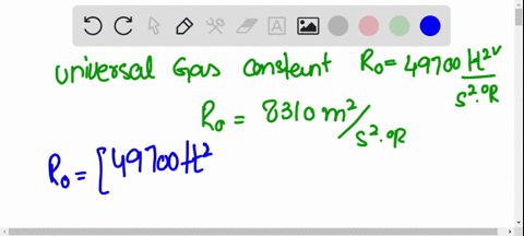 SOLVED:The universal gas constant R_{0} is equal to 49,700 \mathrm{ft ...